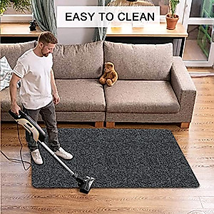 Chair Mat, Chair Rolling Mat, Office Chair Mat for Hardwood Computer Desk Floor Mat Desk Chair Protector, 35 x 47 inches, Upgraded Version Professional Protector Mat (Grey)