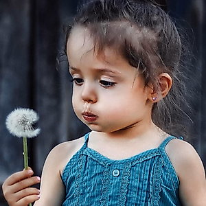 SMILEST Heart Earrings Gifts for Her - Birthstone Earrings for Women Wife, Amethyst February Birthstone Earrings Purple Earrings Amethyst Stud Earrings Anniversary Birthday Gifts for Women Mom Wife
