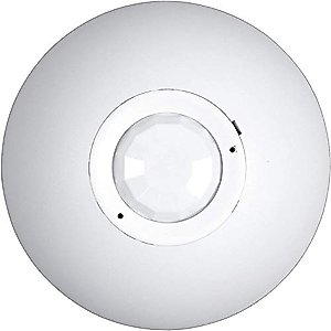HUBBELL LIGHTING OMNIIRL Ultrasonic and PIR Ceiling Sensor, 1500-Square Foot range, White