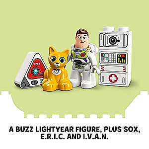 LEGO DUPLO Disney and Pixar Buzz Lightyear’s Planetary Mission 10962, Space Toys for Toddlers, Boys & Girls 2 Plus Years Old with Spaceship & Robot Figure