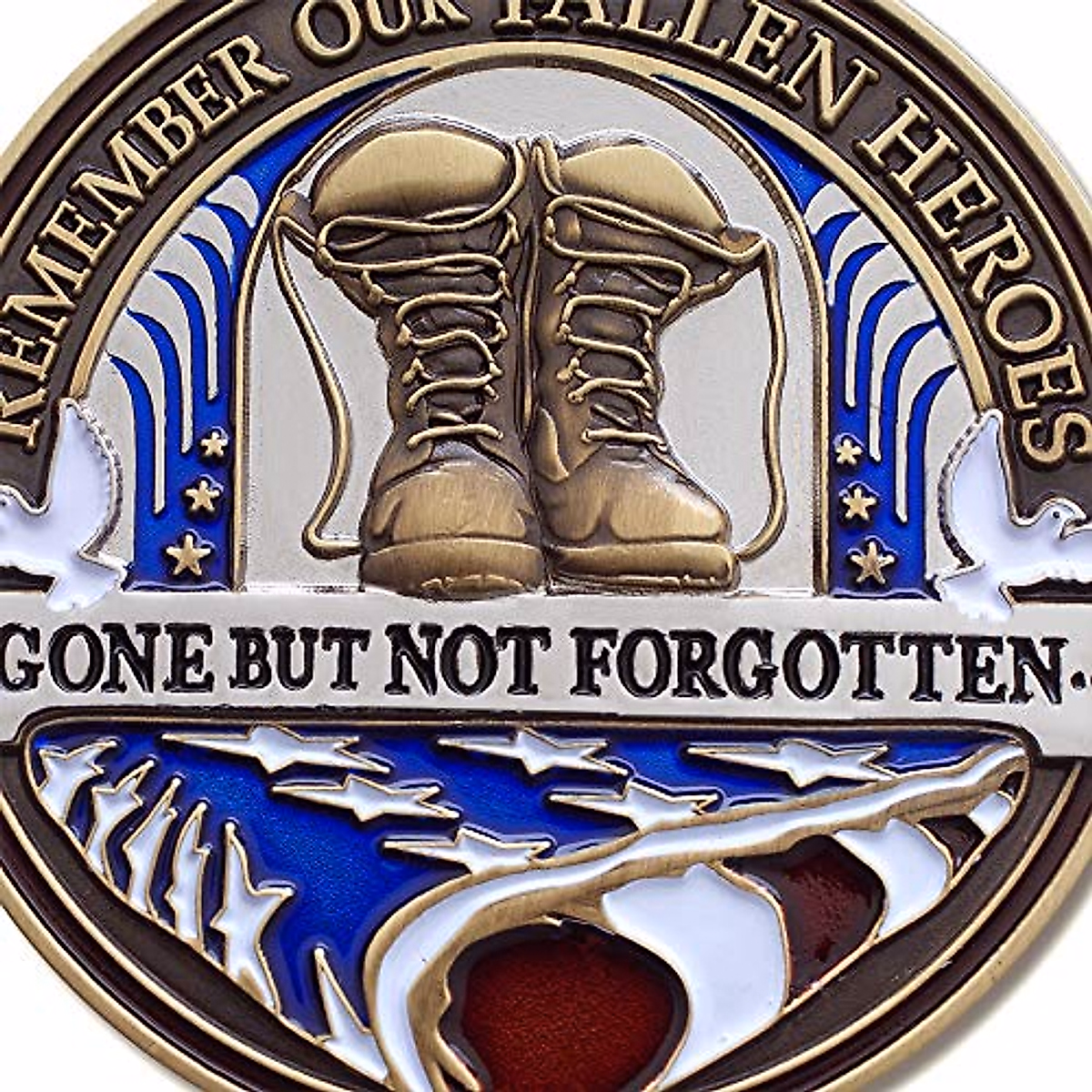 Fallen Hero Challenge Coin · Fallen Soldier Memorial Challenge Coin