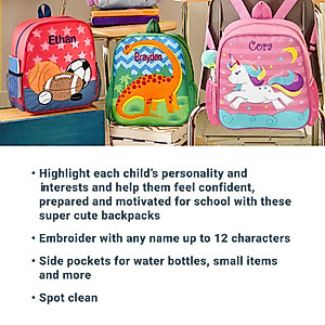 Let's Make Memories Personalized Just For Me Backpack - Back to School - Kid’s Backpack - Tote School Supplies - For School, Sleepovers - Ballerina Design - Customize Name