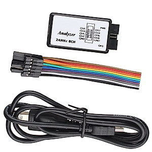 WWZMDiB USB Logic Analyzer for ARM FPGA Debugging Tool 24M Sampling 8 Channels