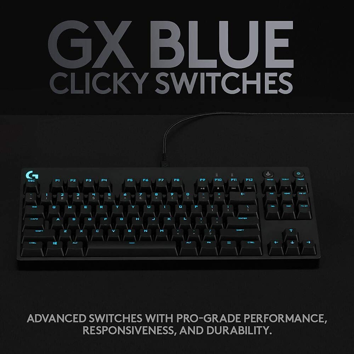 Logitech G PRO Mechanical Gaming Keyboard PRO Hero Wired Gaming Mouse Bundle