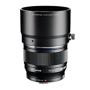 Olympus LH-61F Metal Lens Hood for M.ZUIKO Digital 75mm 1:1.8 Lens - Black