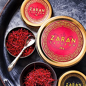 Zaran Saffron, Superior Saffron Threads (Super Negin) Premium grade Saffron Spice for Paella, Risotto, Tea's, and all Culinary Uses (2 Grams)