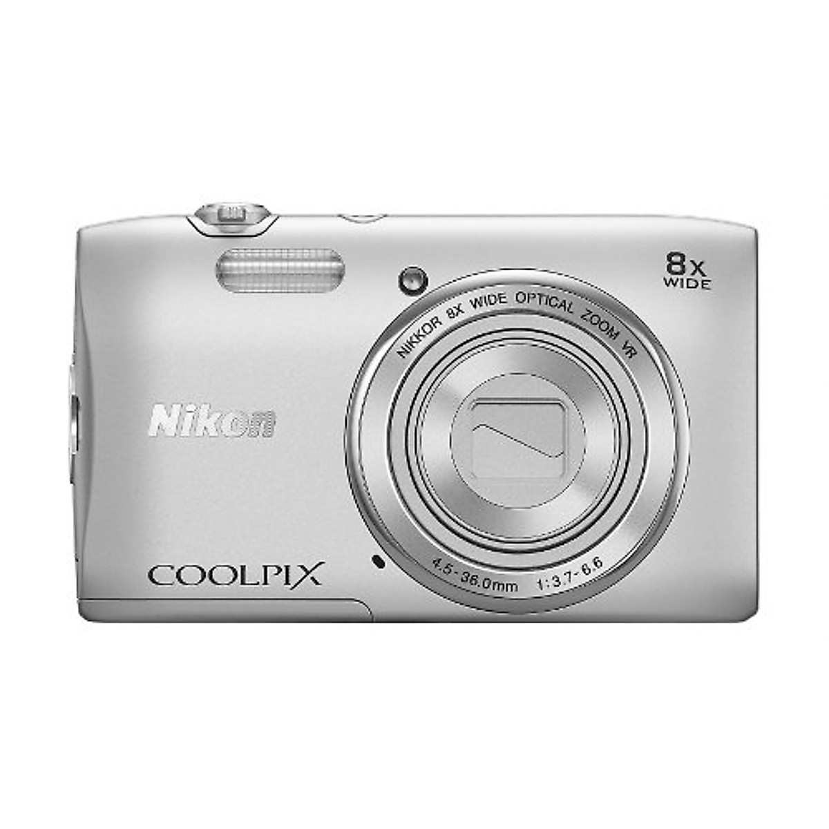 Nikon Coolpix S3600 ( 20.48 MP,8 x Optical Zoom,2.7 -inch LCD )