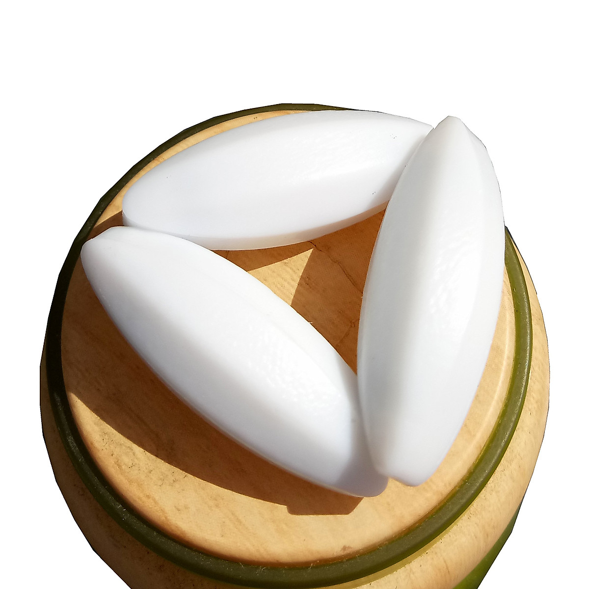 Magnetic Stirrer Stir Bar PTFE Magnetic Mixer Stir Bars (12X35mm, Olive Shape, 10pcs)