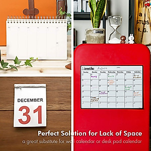 Fridge Calendar Magnetic Dry Erase Calendar Whiteboard Calendar for Refrigerator Planners 16.9 Inches X 11.8 Inches