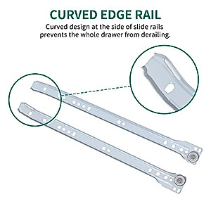 YITAHOME 5 Drawer Chest, Mobile File Cabinet with Wheels, Home Office Storage Dresser Cabinet, White