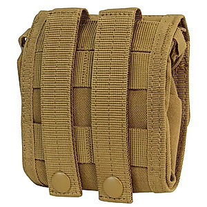 Condor MA36-498 Roll-Up 4.5 x 5 inches Utility Pouch (Coyote Brown)