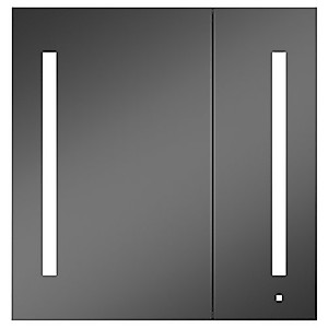 Robern AC3030D4P2L AiO 30" x 30" Two Door Cabinet with 4000K Temperature LUM Lighting
