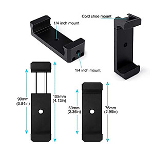 MeeA 82 Inch Tall Extendable Tripod Compatible with Most Cell Phones, DSLRs, Digital Cameras for Selfie and Live Video Travel, Broadcasting/Streaming/vlogging. Black