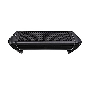Tayama TG-868XL Smokeless Non-Stick Indoor Electric Grill, Extra Large, Black