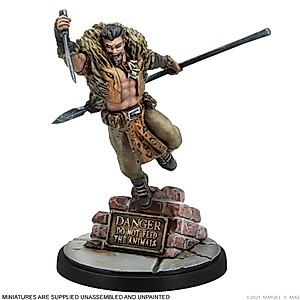 Marvel: Crisis Protocol Lizard and Kraven Character Pack - Unleash The Fearsome Spider-Foes! Tabletop Superhero Game, Ages 14+, 2 Players, 90 Minute Playtime, Made by Atomic Mass Games