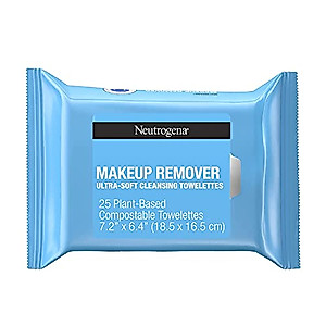 Neutrogena Makeup Remover Ultra-Soft Cleansing Towelettes 25 Count (Pack of 3)
