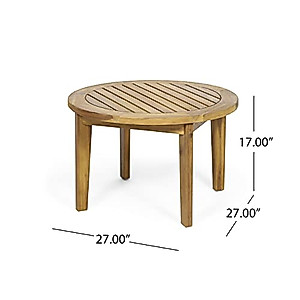 Christopher Knight Home 318121 Solano Coffee Table, Teak