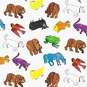 Andover Fabrics The Very Hungry Caterpillar Multi Animals