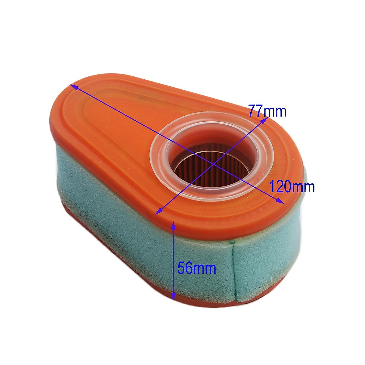 HIFROM Replacement Air Cleaner Cartridge Filter Compatible with 792038 DOV 700 Engine 100602 100802 Series Engine Lawn Mower 100-913 12877