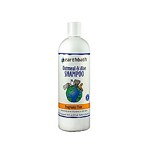 earthbath, Oatmeal & Aloe Dog Shampoo – Oatmeal Shampoo for Dogs, Itchy, Dry Skin Relief, Dog Wash, Made in USA, Cruelty Free, Fragrance Free Pet Shampoos – 16 Oz (1 Pack)