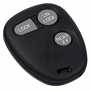 ECCPP X 1 Keyless Entry Remote Key Fob Replacement for 1997-02 for Chevy for GMC for Oldsmobile Express/Sonoma/for Astro/for Suburban 1500/for Tahoe/Yukon/Jimmy/Savana/Bravada FCC 167901-5 16245100-29