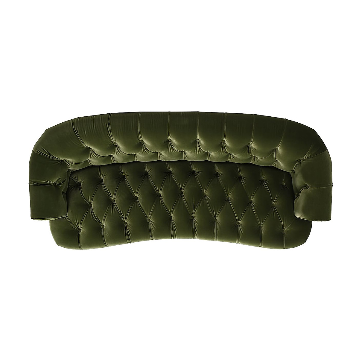 Jennifer Taylor Home La Rosa Victorian Chesterfield Tufted Sofa, Olive Green Performance Velvet