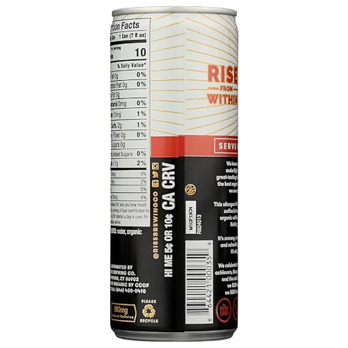 RISE Nitro Cold Brew Coffee, 7 fl oz