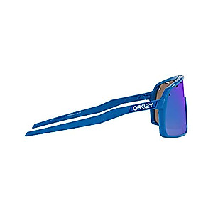 Oakley Men's OO9406 Sutro Rectangular Sunglasses, Sapphire/Prizm Sapphire, 37 mm