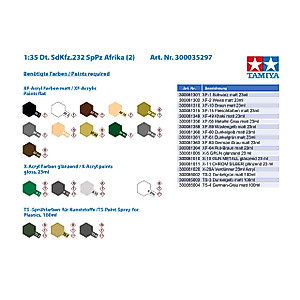 Tamiya German Sd.Kfz.232 Africa Corps