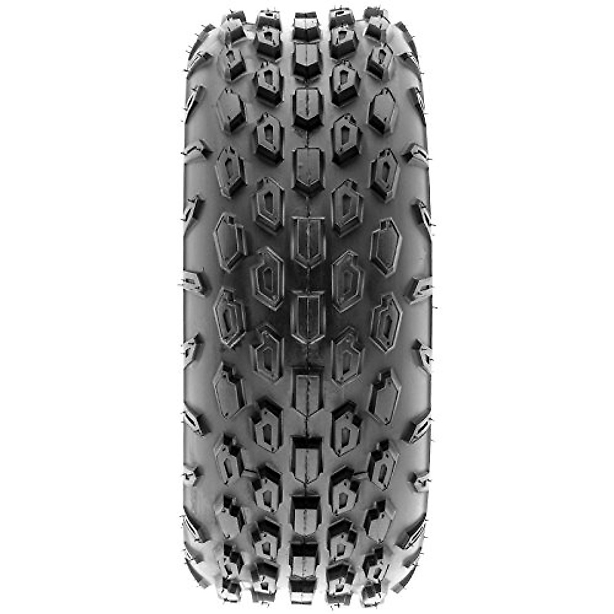 SunF Set of 4 Sport ATV Tubeless Tires 19x7-8 Front & 18x9.5-8 Rear, 4 Ply