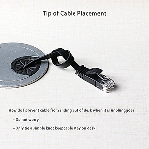 Cat 6 Ethernet Cable 20 Ft, Outdoor&Indoor, 10Gbps Support Cat 8 Cat 7 Network, Slim long Flat Internet LAN Patch Cord, Cat6 Fast Speed weatherproof Cable for Router, Modem, PS4/5, Xbox, Gaming, Black