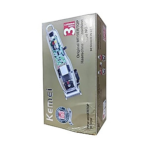 KEMEI Electric Hair Clippers for Men, Cordless Professional Rechargeable Barber Clipper, Zero Gapped Hair Trimmer with LED Display, Barber Trimmer Hair Cutting Kit for Family