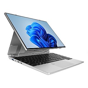 Heayzoki 2 in 1 Convertible Laptop, 14 Inch HD Touchscreen, N5105 Quad Core Processor Up to 2.9GHz, 16GB DDR4, 2.4G/5G WiFi, BT 4.2, Fingerprint Reader, RGB Backlit (16GB+1TB US Plug)