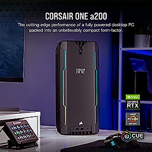 Corsair ONE a200 Compact Gaming PC - AMD Ryzen™ 9 5900X CPU - NVIDIA® GeForce RTX™ 3080 Graphics - 32GB Vengeance LPX DDR4 Memory, 1TB, Windows 10 Home