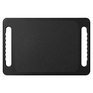 Mineloff Drop-Proof Hand Mirror with Double Handle, Large Rectangular Hand held Mirror -(16"x10") Largehand Mirrors with Handle for Salons and Beauty Salons, Light Salon Hair Mirror(Black)