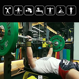 2 Pack Wrist Wraps Weightlifting for men,Professional Grade Wristbands,Wrist Support Braces for Gym Workouts,Cross Training-Avoid Injury&Improve Your Workout 20'' (Black)