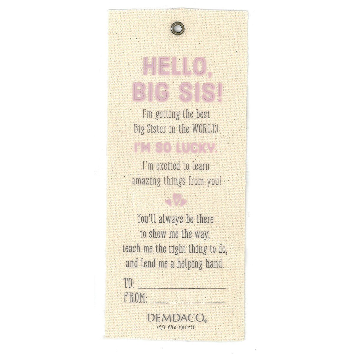 DEMDACO Big Sister Puppy Soft Brown 13 inch Plush Material Stuffed Animal Figure Toy