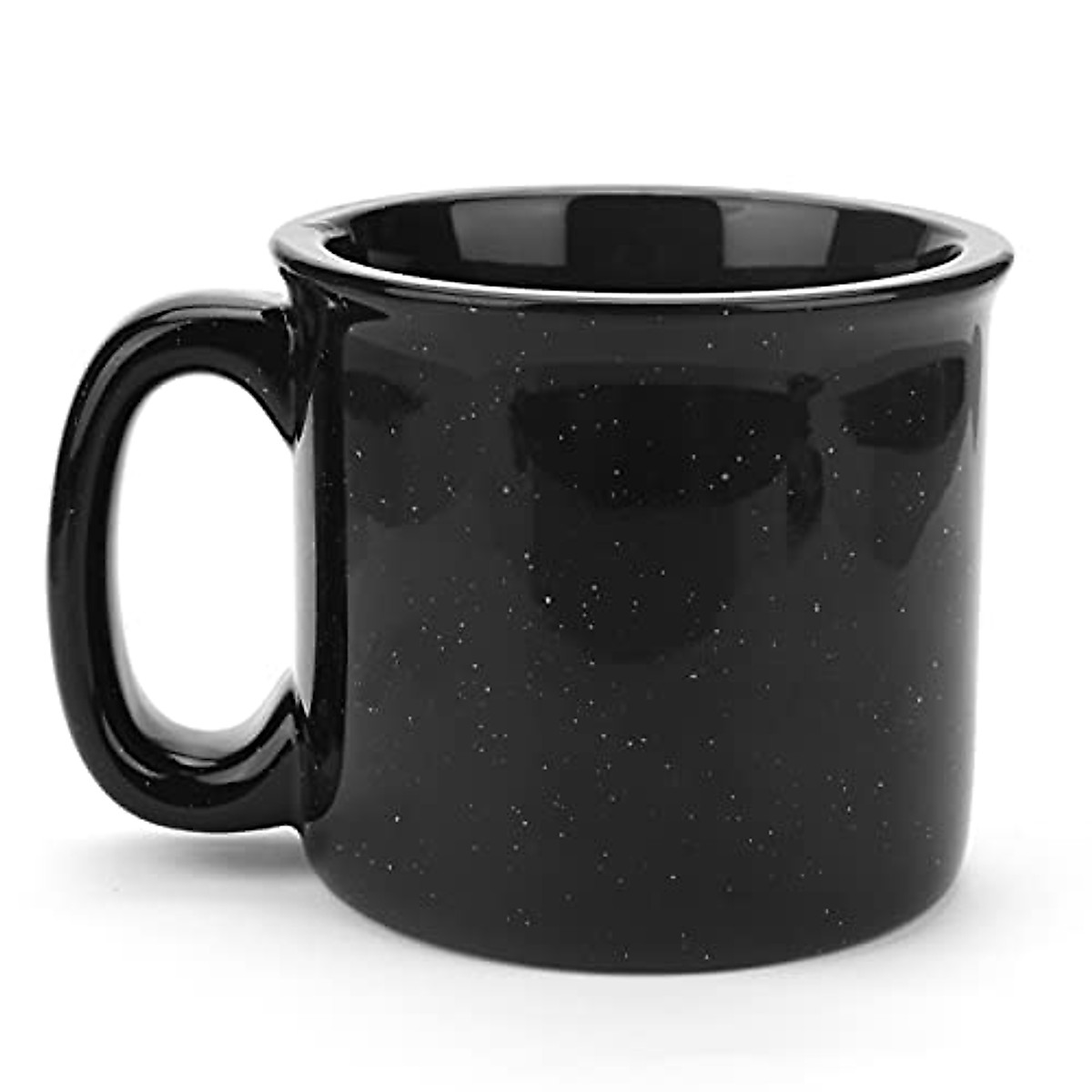 P.G Collin Halloween Witches Brew Coffee Mug for Women Men Kids – Black Ceramic Camping Mug with 14OZ Capacity