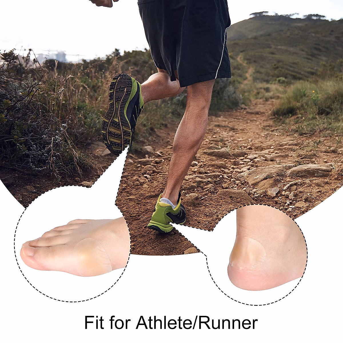 72 Pieces Blister Bandage Blister Gel Guard Heel Pads Blister Cushion Bandages Waterproof Adhesive Blister Pads for Protecting Foot Toe from Rubbing Shoes