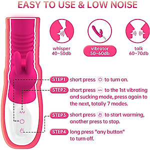 HY27 Massager Foot Pleasure Gifts for Women Active Fun Machine - Female Adult Gift for Women Insert Tools, Soft and Realistic Sensual Toys (Pink)