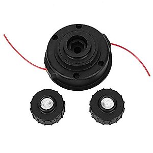 Lawn Mower Trimmer Head Replacement with Two Knob Brush Cutter Garden Tools Accessory