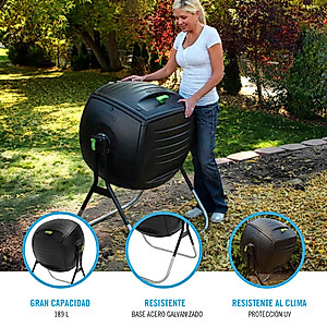 Lifetime 60076 50 Gallon Compost Tumbler