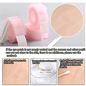Eyelid Tape double eyelid tape，eyelid lifter strips Invisible Eye Stickers Portable Breathable Natural Invisible Single Sided Double Eyelid Tape Self-Adhesive Eyelid Stickers Instant Eye Lift Stri (B)