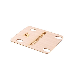 3pcs Guitar Neck Shims Shim Made of Canada Solid Maple Wooden, For Bolt-on Neck Bolts, Shaped 0.25 0.5 1 Degree (0.25 0.5 1 Degree)