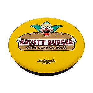 The Simpsons Krusty the Clown Burger PopSockets Swappable PopGrip