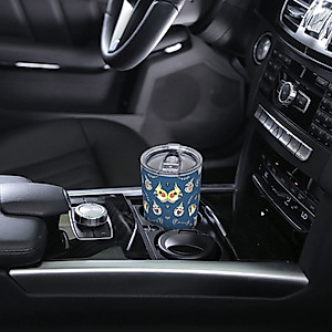 Mvirnsw Cockatiel 20 Oz Tumbler Stainless Steel Vacuum Insulated Coffee Ice Cup Double Wall Travel Flask