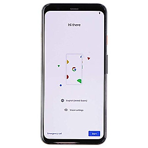 Google Pixel 4 Smartphone (G020I) Verizon ONLY - 64GB / Clearly White (Renewed)