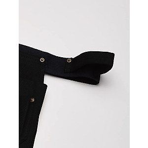 Carhartt mens Firm Duck Waist work utility aprons, Black, Medium US