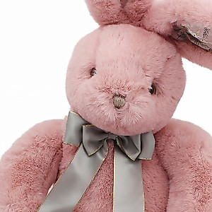 oitscute Faux-Fur 24" Cute Stuffed Animals Bunny Plush Toy for Girl,Baby,Kid (Pink)