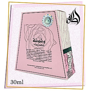 Washwashah for Women EDP - Eau De Parfum | Arabian Perfumery | Oriental Fruity-Floral Fragrance with Pink Pepper, Tuberose, Neroli, & Kashmir Wood | Everyday Essential | by Lattafa (Washwashah - 30 ML)